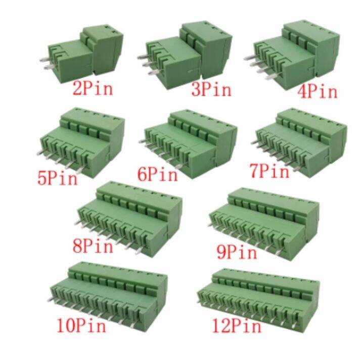 [PIIN] 5Pairs 15EDG 3.81mm KF2EDG PCB Screw Terminal Block Connector Plug Pin Straight Needle ...