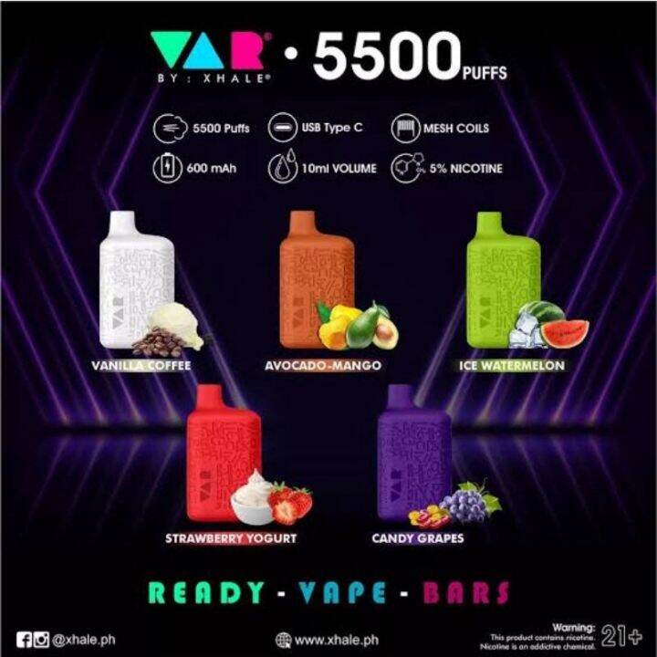 Var - Xhale 5500 5 Legit!! | Lazada PH