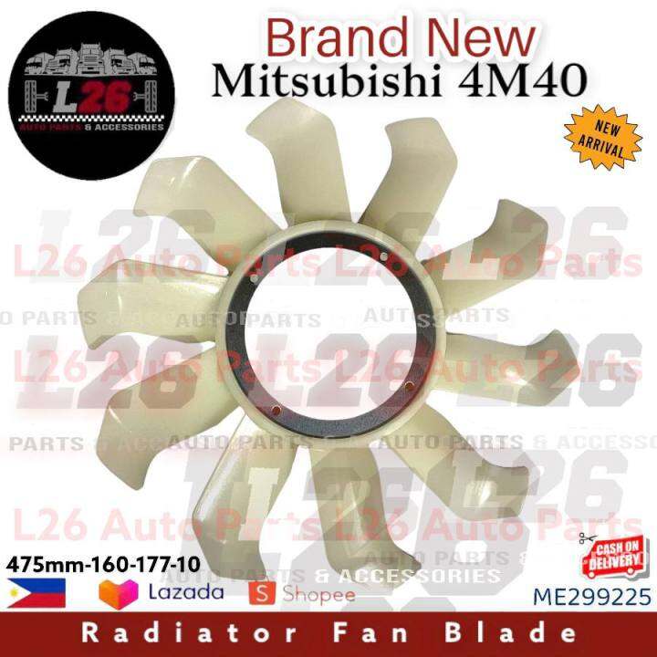 Mitsubishi 4M40 Radiator Fan Blade ME299225 / ME013415 475mm-160-177-10 ...