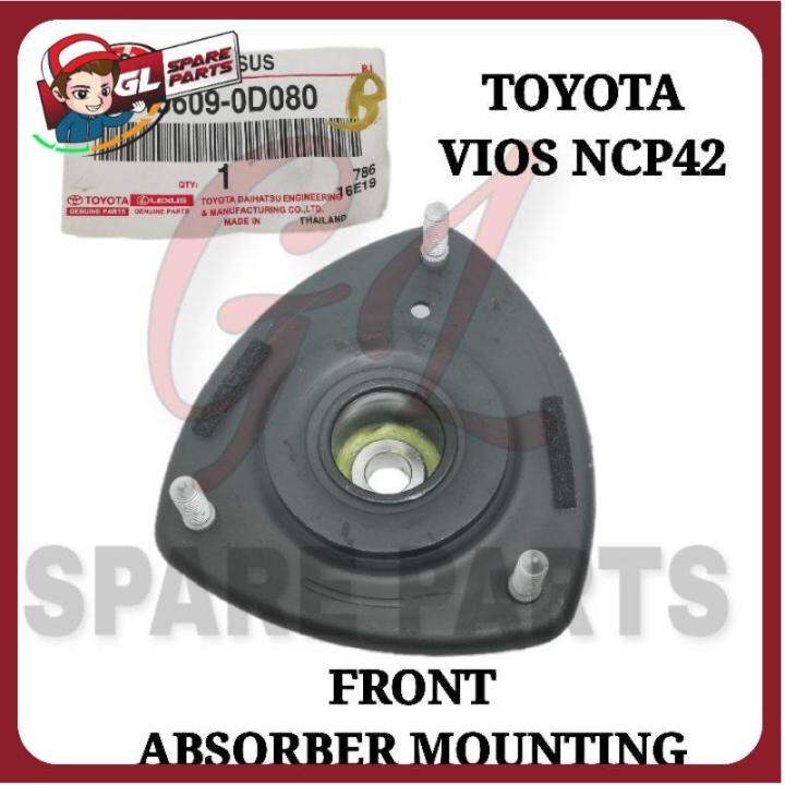 FRONT ABSORBER MOUNTING ORIGINAL TOYOTA VIOS NCP42 2002-2006 (48609 ...