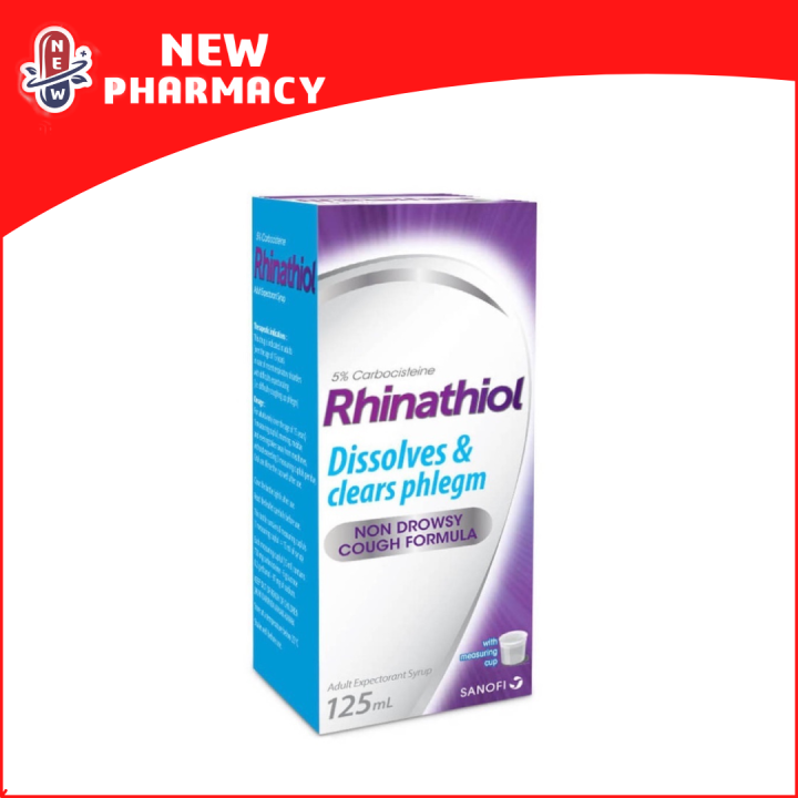 Rhinathiol Adult Cough Syrup (Dissolves & Clear Phlegm) 125ml | Lazada
