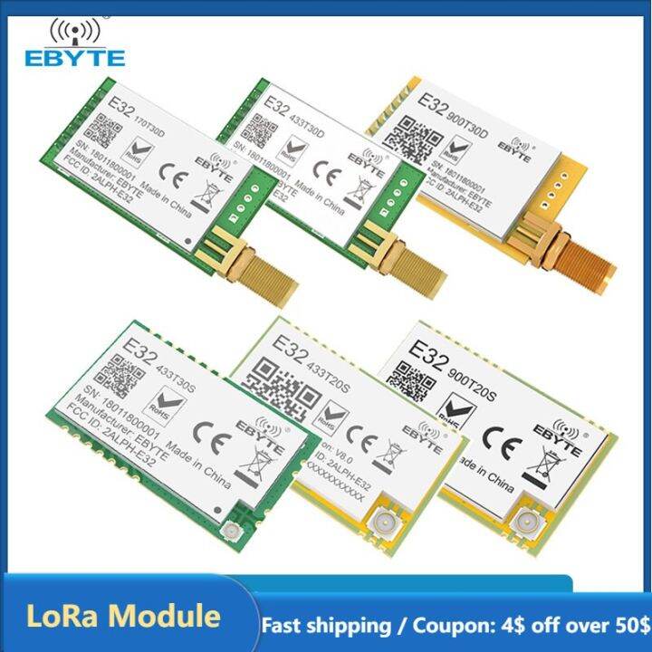 SX1278 SX1276 LoRa Module EBYTE E32 Series SMD DIP 433MHz 915MHz 868MHz ...