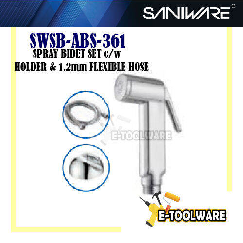 Saniware Hand Bidet cw Hand Spray 1.2m Shower Hose | Lazada