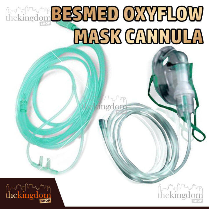 Besmed Nebulizer Mask Child Masker Selang Oksigen Oxyflow Cannula ...