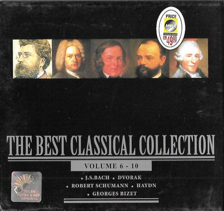 The Best Classical Collection Vol.6-10 J.S. Bach Dvorak Robert Schumann ...