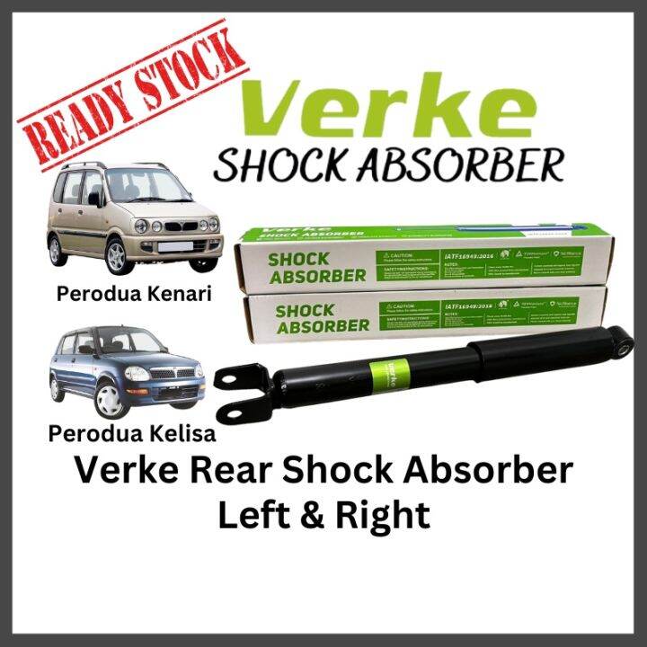 VERKE Rear Shock Absorber Perodua Kelisa / Kenari 1.0/850 2001-2007 Gas ...