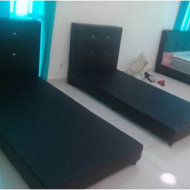 Katil Single Divan Bedframe Katil Bujang Bed Budak Dewasa Murah | Lazada