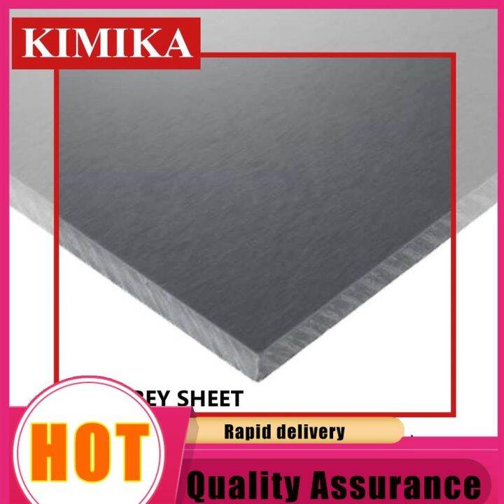 PVC Grey Pre Cut to Size 2mm x 250mm x 250mm Engineering Plastic Sheets ...