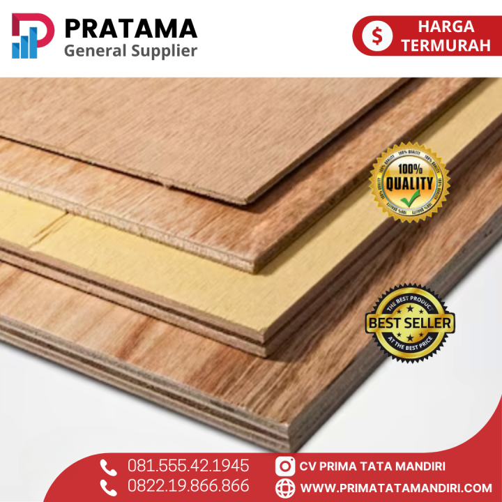 Triplek / Multiplek / Plywood 122x244cm Triplek ALBA / SENGON - 12mm ...