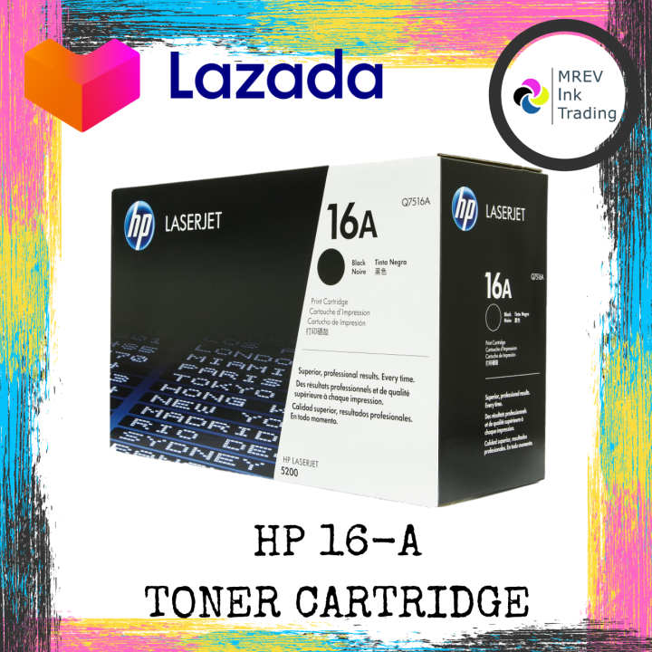 HP 16A ( Q7516A ) Black Toner Cartridge | Lazada PH