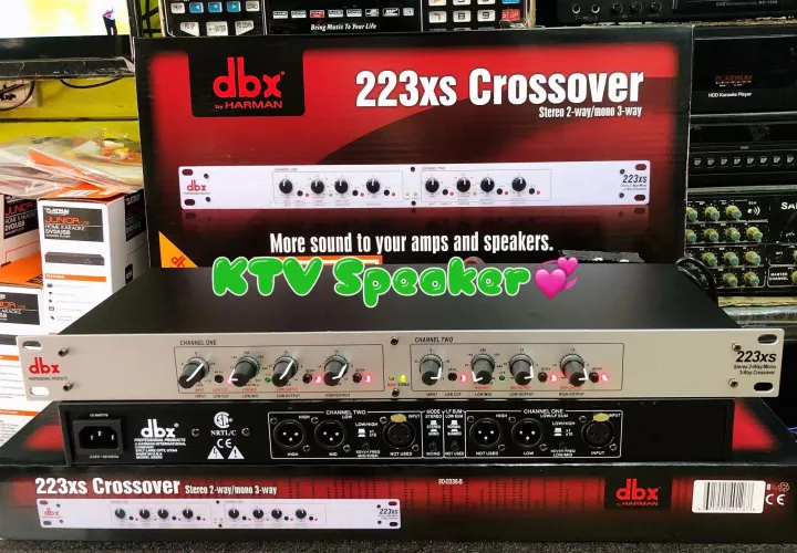 DBX Professional Crossover 223xs [quality sound reproduction] Stereo 2 ...