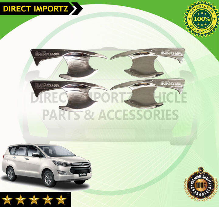 Toyota Innova 2016 to 2022 Door Bowl Inner Garnish Cover Chrome 2017 ...