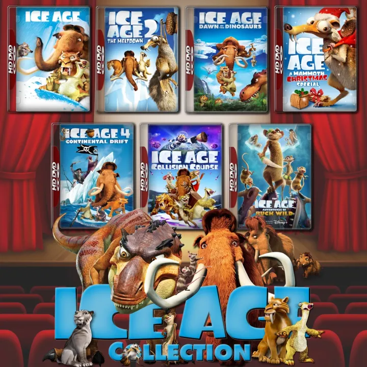 ICE AGE ไอซ์เอจ เจาะยุคน้ำแข็งมหัศจรรย์ ภาค 1-7 DVD Master พากย์ไทย ...