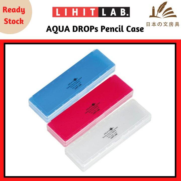 Lihit Lab Aqua Drops Pen Case - Minimalist Design | Lazada