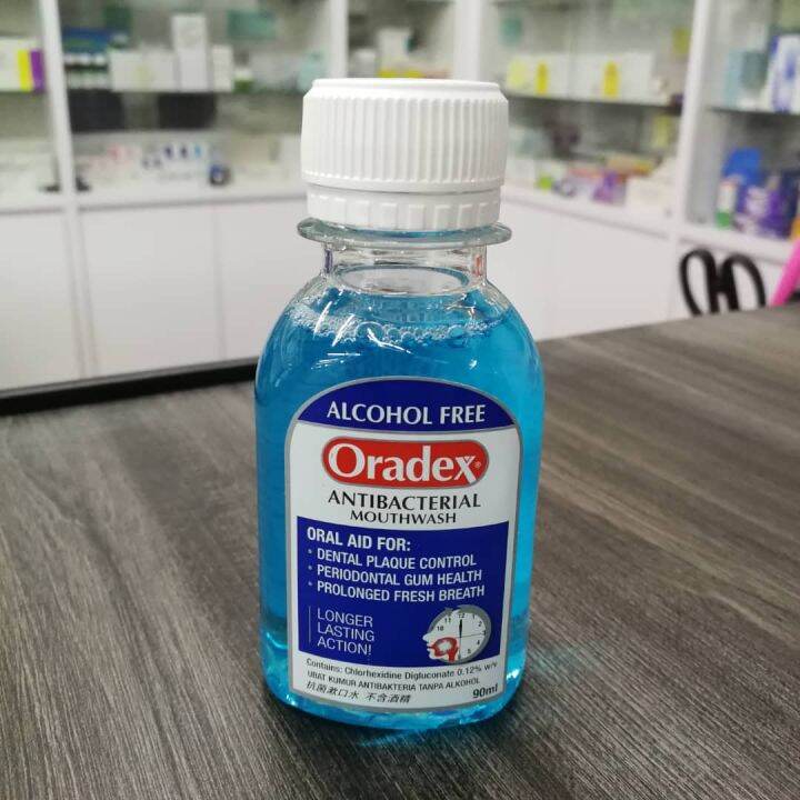 ORADEX Antibacterial Mouthwash 90ml | Lazada