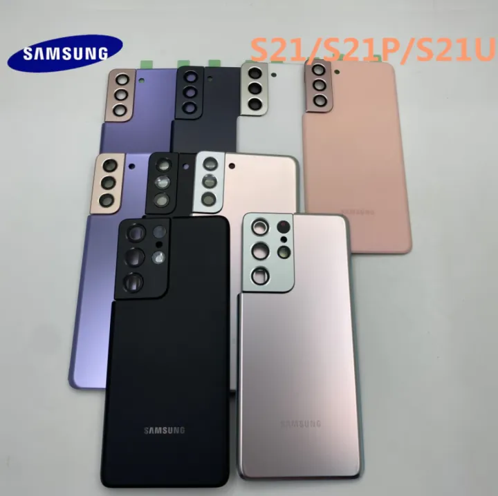 Original Samsung Galaxy S21 Plus S21Ultra ฝาครอบด้านหลังประตูอะไหล่ซ่อม ...