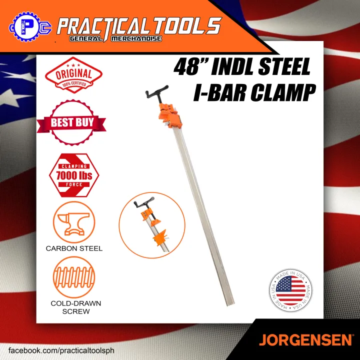 JORGENSEN 7248 48" INDUSTRIAL STEEL I-BAR CLAMP | Lazada PH