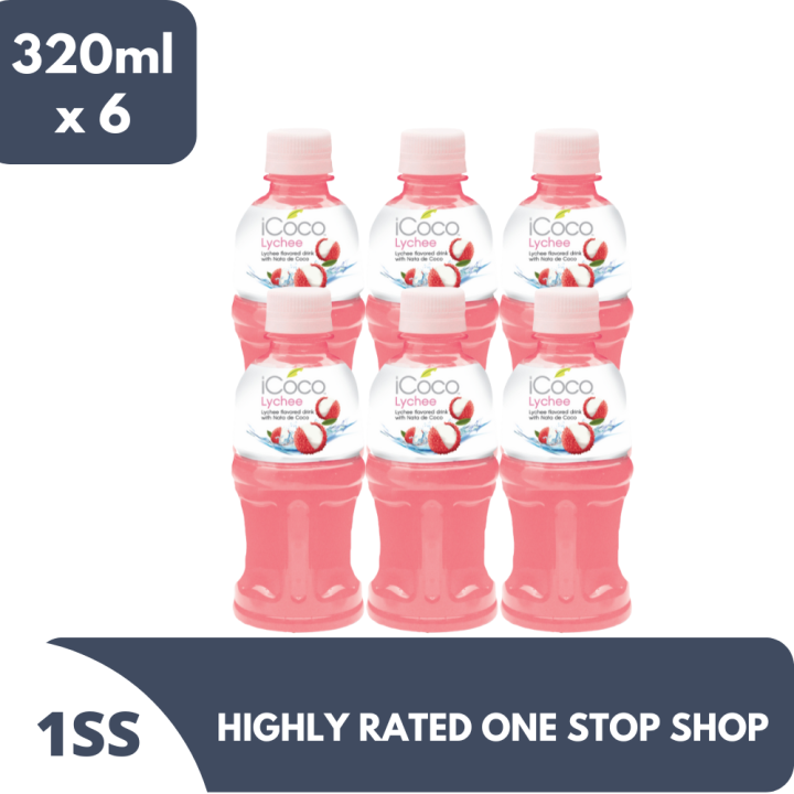 iCoco Lychee 320ml x 6 | Lazada PH