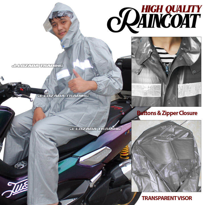 HIGH QUALITY RAINCOAT, KAPOTE TERNO JACKET AND PANTS, REFLECTORIZED ...