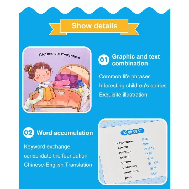 60 BooksSet In English for Children Kids Preschool Picture Reading ...