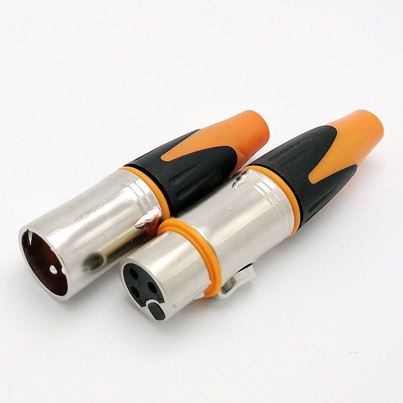 卐♞ 3pin IP67 Waterproof XLR connector 3 Core male female Waterproof XLR ...