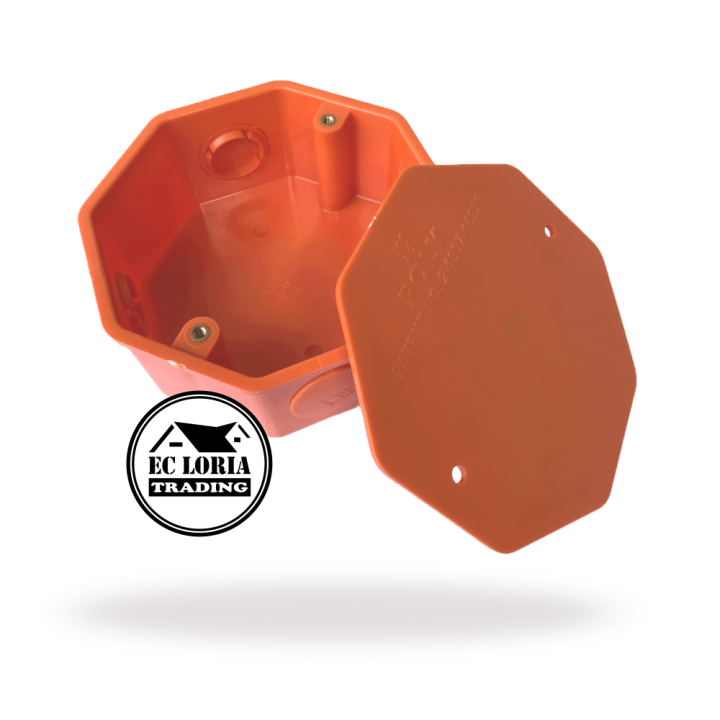 Poly Electrical Orange Junction Box and Cover 4 x 4 | Lazada PH