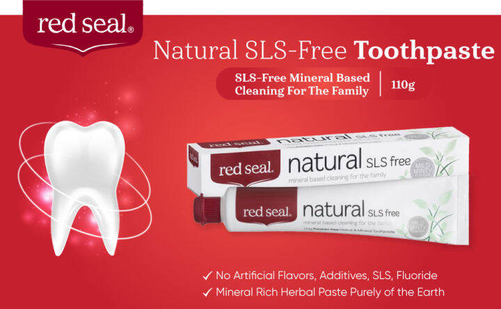 Red Seal Natural SLS Free Toothpaste 110g | Lazada PH