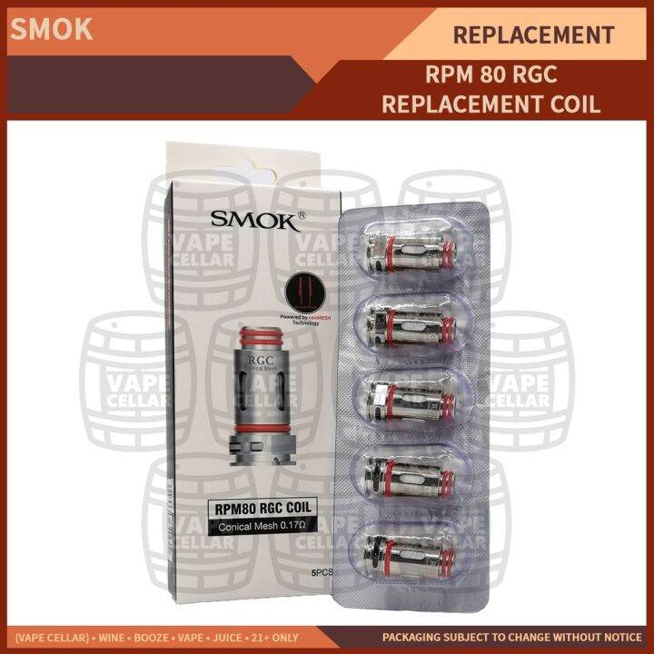 HOT Smok RPM 80 RGC Replacement Coil [ 005] [JSHD0820] | Lazada PH