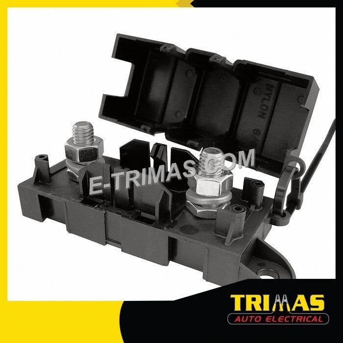 TRIMAS Mega Fuse High Ampere Current In Line Audio Fuse Box Block ...