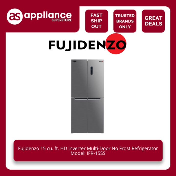 Fujidenzo 15 cu. ft. HD Inverter Multi-Door No Frost Refrigerator IFR-15SS | Lazada PH