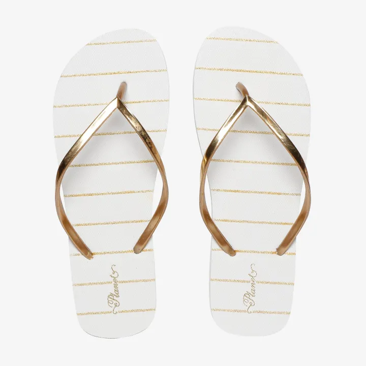 Planet Ladies’ Ross Flip-Flops in White | Lazada PH