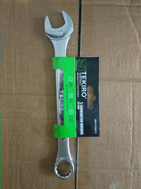 TEKIRO KUNCI RING PAS TEKIRO 17 MM / TEKIRO COMBINATION WRENCH 17 MM | Lazada Indonesia
