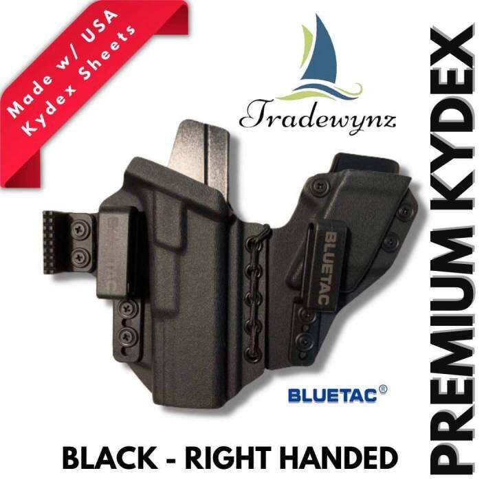 Premium Bluetac Kydex Holster w/ Spare Mag Pouch for Fat Glock & SIG ...