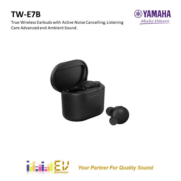 YAMAHA TW-E7B True Wireless Earbuds with Active Noise Cancelling ...
