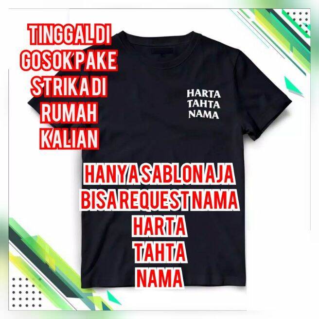 HANYA SABLON UKURAN 10 X 10 BISA REQUEST NAMA LOGO KATA KATA | Lazada ...