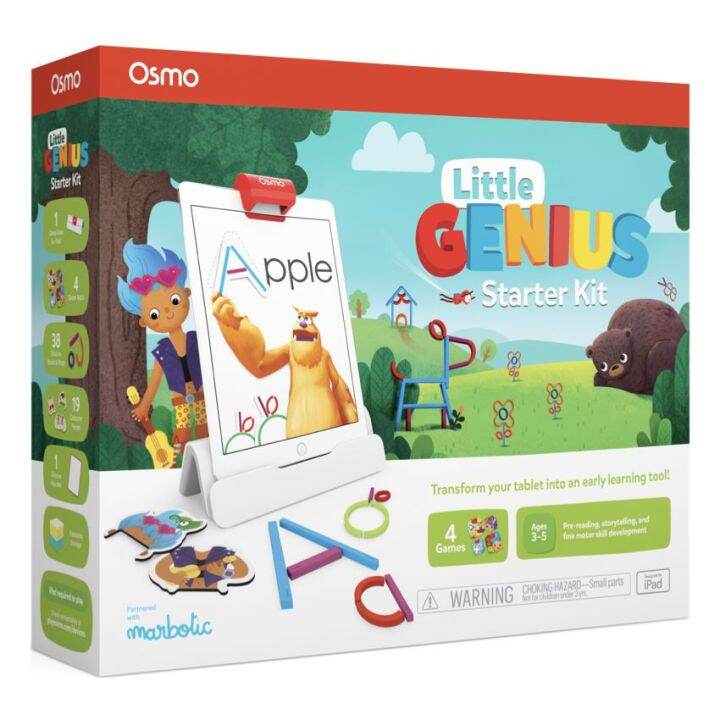 Osmo Little Genius Starter Kit - US Version ชุดของเล่นอัจฉริยะสำหรับเด็กเล็ก 3-5 ขวบ | Lazada.co.th