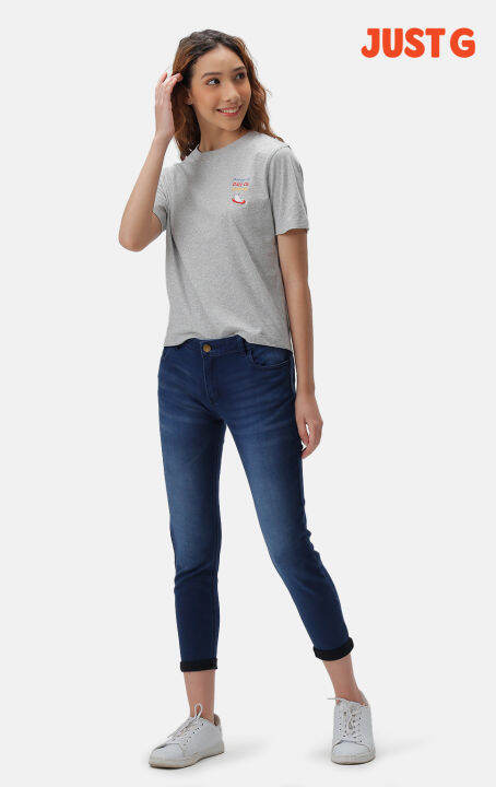 Just G Teens' Mid Waist Skinny Denim Jeans | Lazada PH