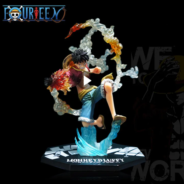 Original Oneing pieceing anime action figure complete set 17cm Fire ...