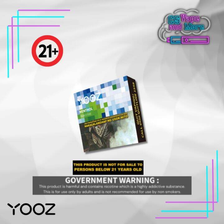 YOOZ MENTHOL (SOUL MENTHOL) 2 in 1 Pack 2ML each Pod Authentic YOOZ ...