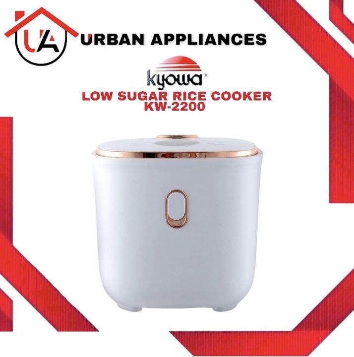 Kyowa Low Sugar Rice Cooker Non stick Pot 1.0 Liter (White) Kw-2200 ...