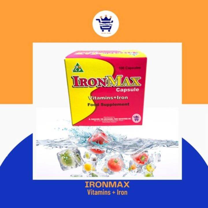 HOT SALE!☒﹍ Authentic IRONMAX Multivitamins Iron - 1 Box (100 Capsules ...