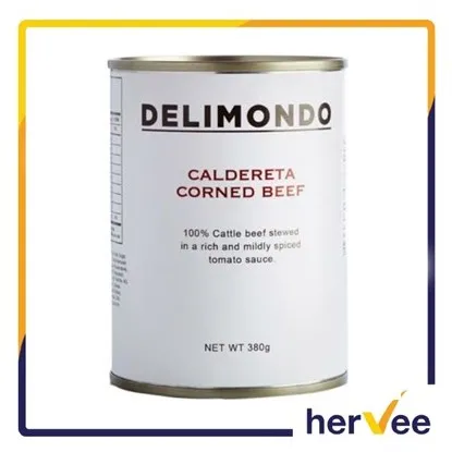 DELIMONDO CALDERETA CORNED BEEF in Easy-Open Can 380g | Lazada PH