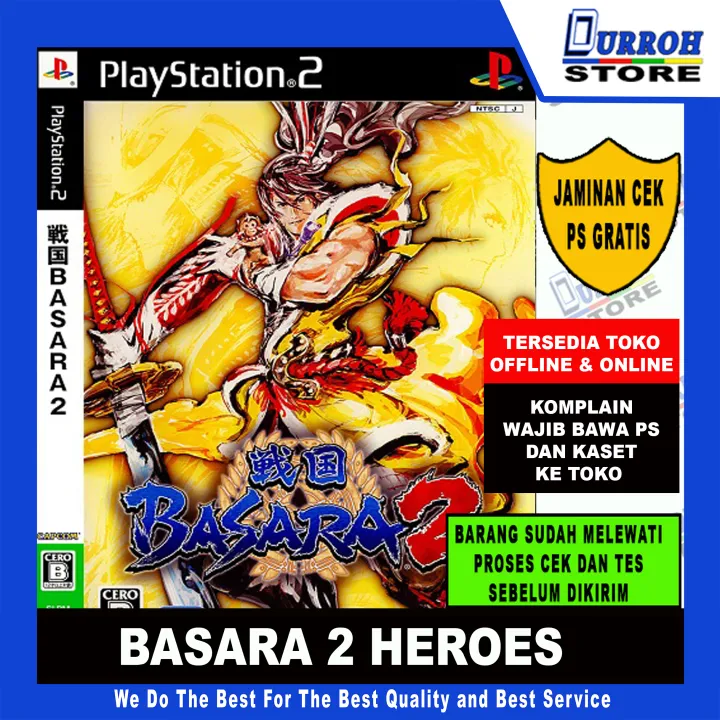 KASET GAME PS2 BASARA 2 HEROES | Lazada Indonesia
