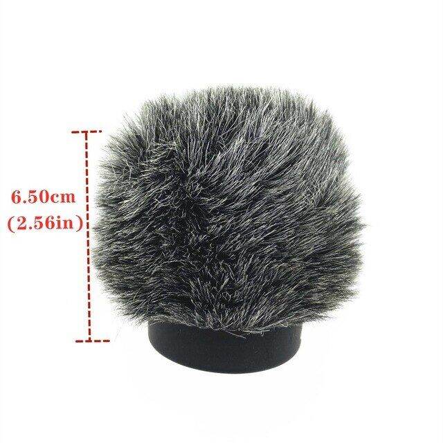 Dead cat Slip-on windshield Integral Microphones fur cover For ...