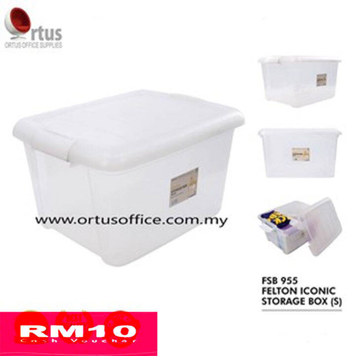 Iconic Storage Box (20L) / Plastic Storage Box / Kotak Simpanan ...