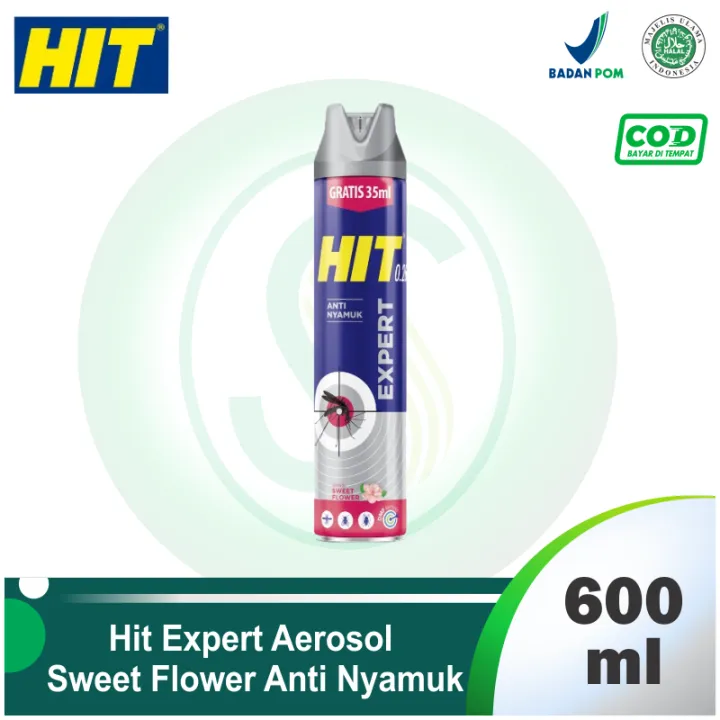 Hit Expert Aerosol Anti Nyamuk 600ml | Lazada Indonesia