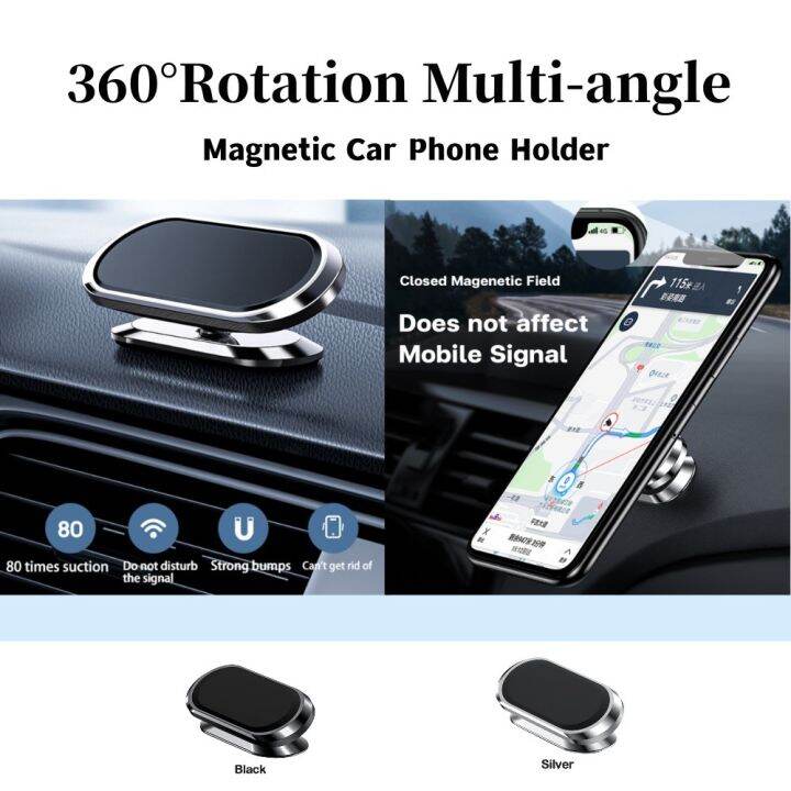 Universal Dashboard Magnet Stand 360° Rotation Magnetic Car Phone ...