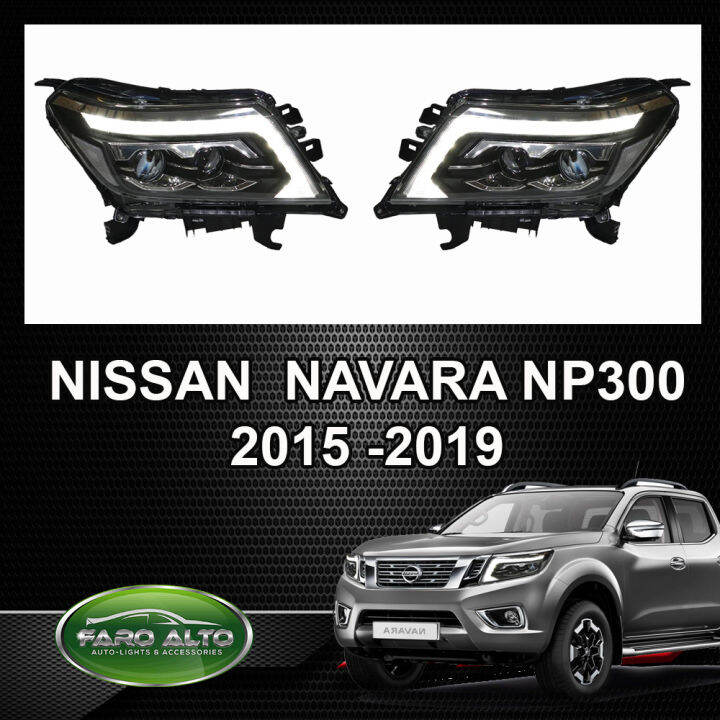 Nissan Navara NP300 Head Light Assembly 2015-2019 Low Variant | Lazada PH