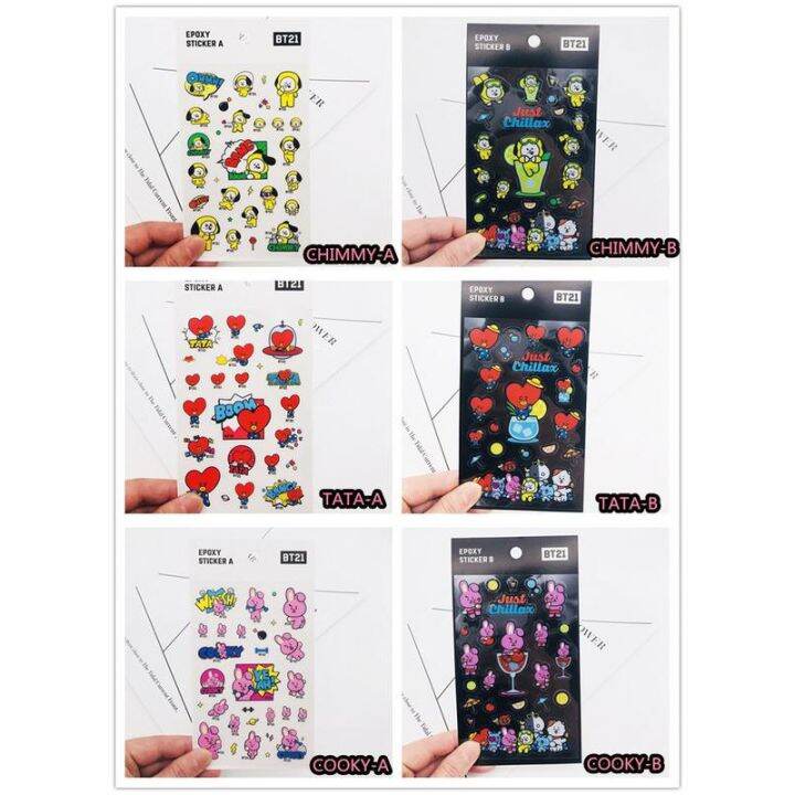 Kpop BTS BT21 Cute Sticker for Mobile Phone Laptop | Lazada PH