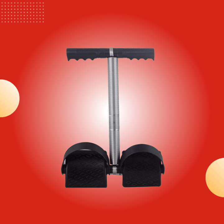 Tummy Trimmer Elastic Sit Up Pull Rope Spring Tension Foot Pedal ...